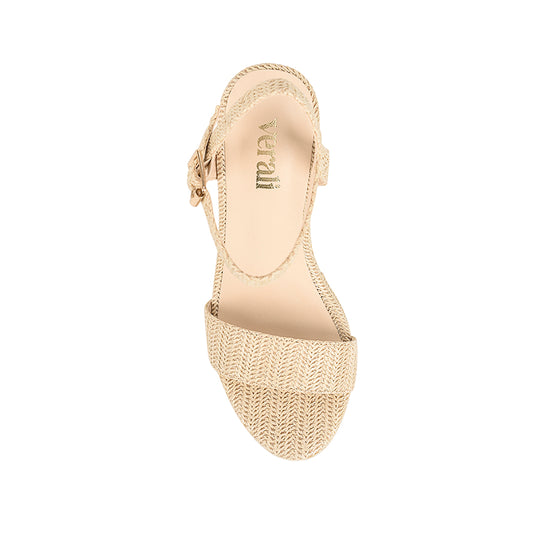 Amaya Rope Wedges - Raffia – Verali Shoes